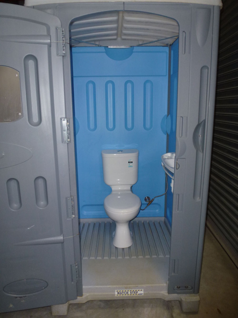 Sewer Connected Toilet - Portable Mobility Access Bathrooms